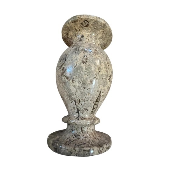 Accents | Imported Pakistani Fossil Coral Stone Vase 6 X 3 | Poshmark